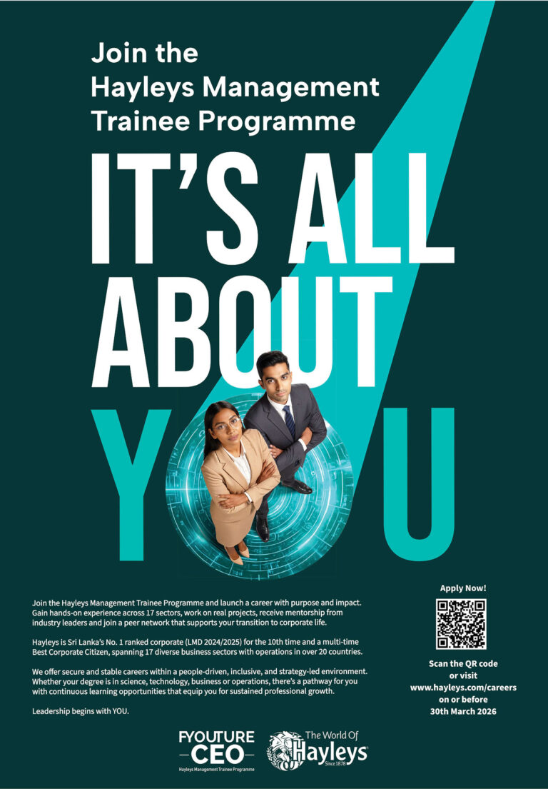 Hayleys PLC Management Trainee Programme (Vacancies) 2026 - Notes.lk